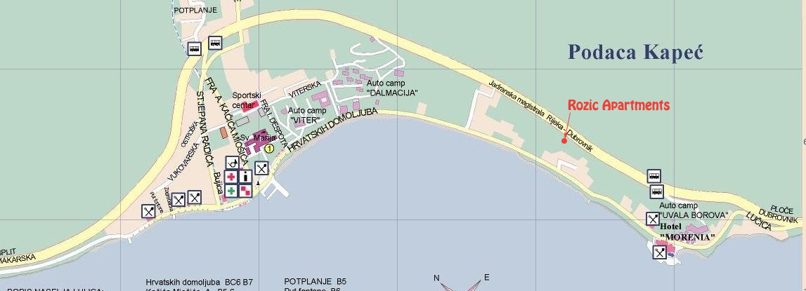 Entrances and Parking